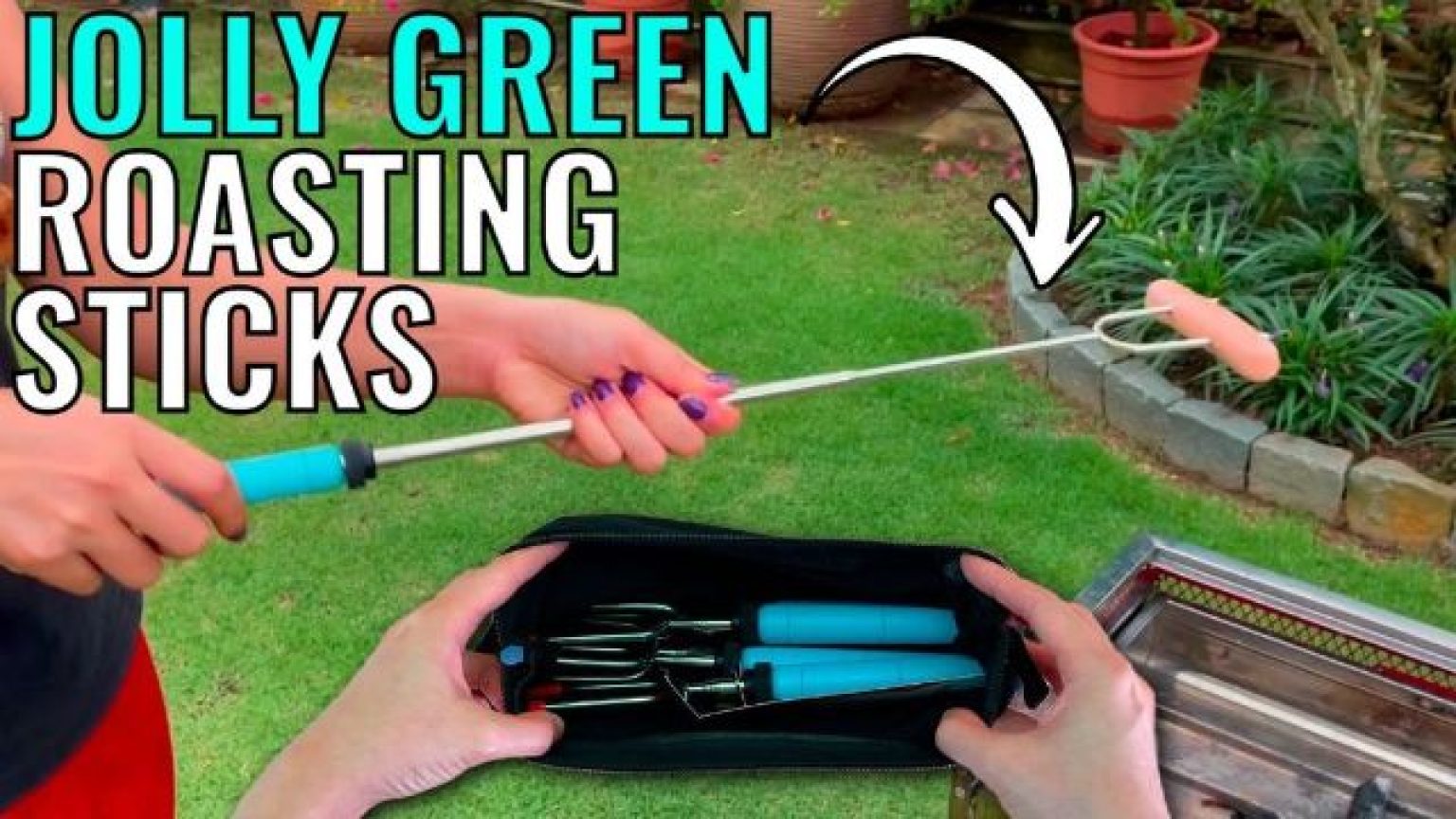 Jolly Green Products Rotating Marshmallow Roasting Sticks